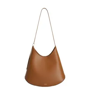 JIL SANDER Eldorado Medium Shoulder Bag - Hazelnut