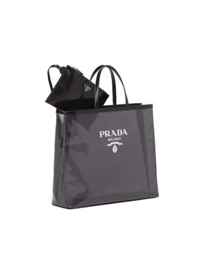 Prada Sequined Mesh Tote Bag