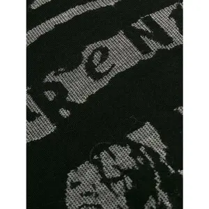 Saint Laurent Jacquard Logo Crewneck T-shirt