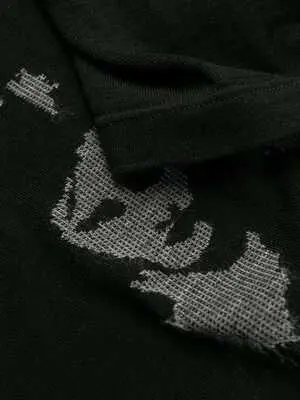 Saint Laurent Jacquard Logo Crewneck T-shirt
