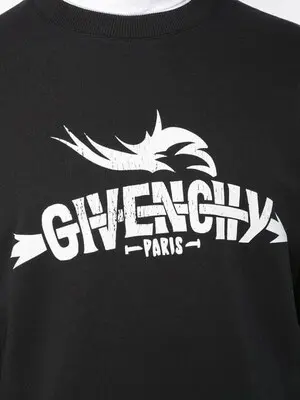 Givenchy Taurus Printed Long Sleeve Sweatshirt