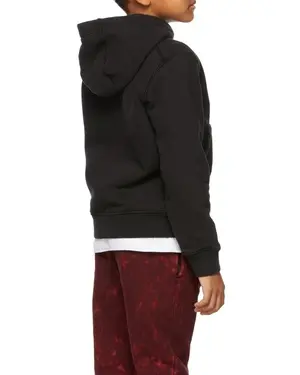 Stone Island Compass Patch Hoodie - Black