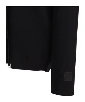C.P. COMPANY Zippered Knitwear With Ribbed Accents
