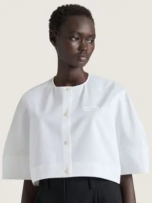 Givenchy Cropped Logo Patch T-shirt - No