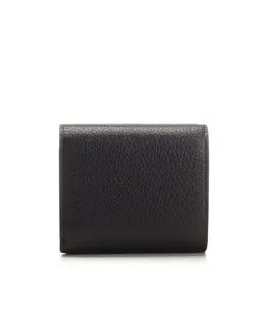 Valentino Garavani Vlogo Plaque Foldover Top Wallet