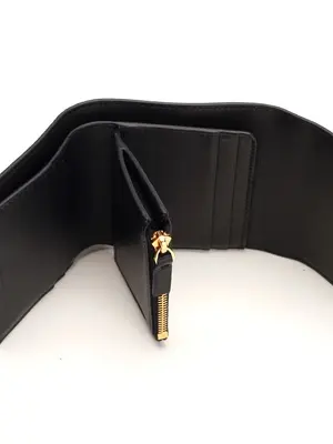 Valentino Garavani Vlogo Plaque Foldover Top Wallet
