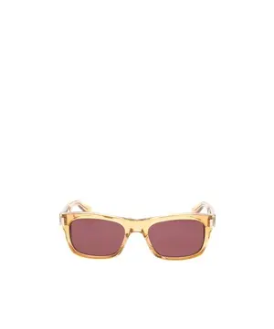 Saint Laurent Rectangle Frame Sunglasses - Pink