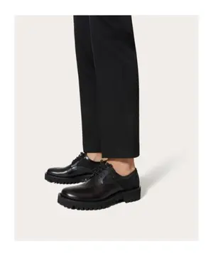 Valentino Garavani Toile Iconographe Lace-up Derby