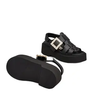 ROGER VIVIER Embellished Platform Sandals