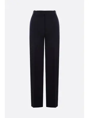 Bottega Veneta Tailored Straight-leg Trousers - Black