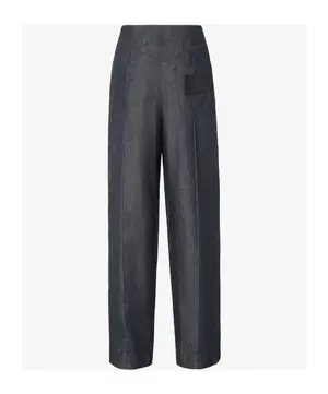 Fendi High Waist Wide Leg Jeans