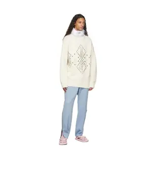 We11Done Faux Fur Collar - White
