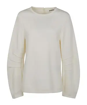 JIL SANDER Wide-sleeved Crewneck Jumper