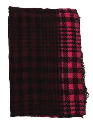 Faliero Sarti Checked Fringed-edge Scarf