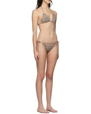 Burberry Vintage Check Bikini Set - Nude