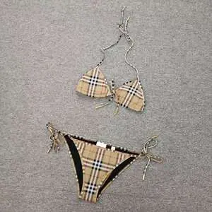 Burberry Vintage Check Bikini Set - Nude