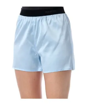 TOM FORD Elastic Waistband Shorts - Nude
