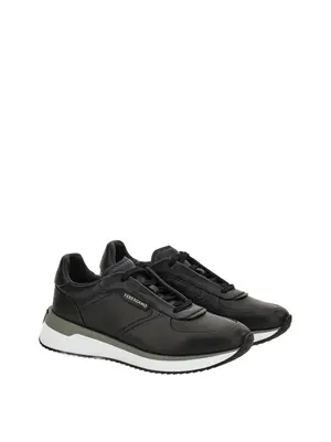 FERRAGAMO Low Top Sneakers - Black