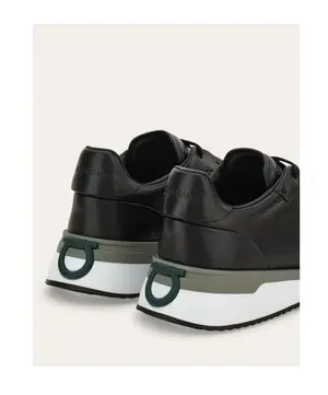 FERRAGAMO Low Top Sneakers - Black