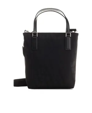 Valentino Garavani All-over Logo Top Handle Bag - Black