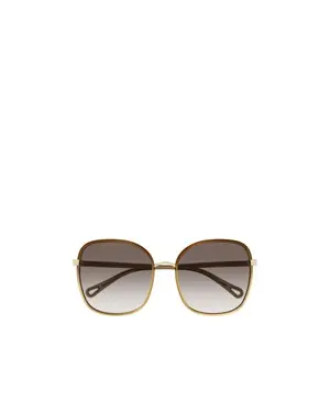 Chloé Chloé Square Frame Sunglasses Multicolor