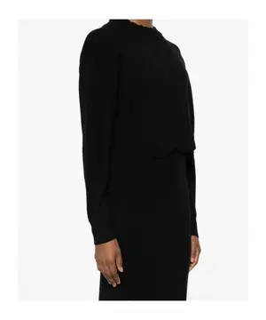 TWINSET Textured Knit Round Neck Sweater
