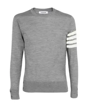 Thom Browne 4-bar Crewneck Pullover