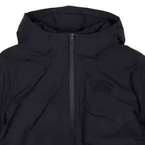 Burberry Hooded Jacket With Belt And Flip Pockets