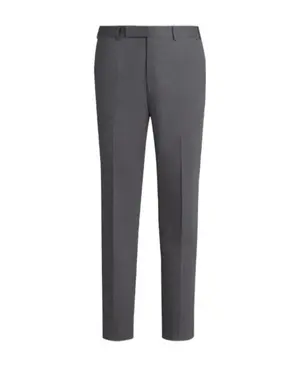 Zegna Tailored Logo Trousers - Black