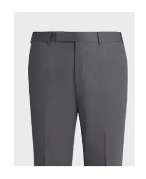 Zegna Tailored Logo Trousers - Black