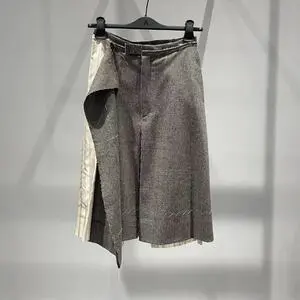 MAISON MARGIELA Deconstructed Striped Bermuda Shorts