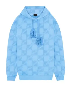 We11Done Hooded Printed Sweater