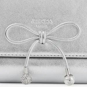 JIMMY CHOO Marinda Metallic Compact Wallet
