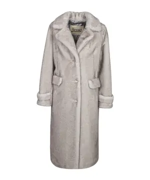 Herno Herno Faux Fur Single Breasted Coat No