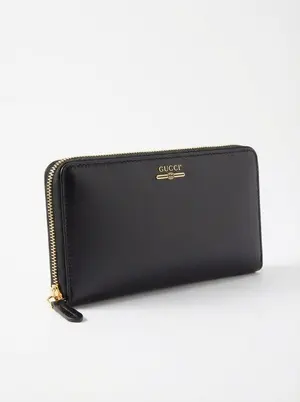 Gucci Logo Wallet - Black