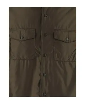 Aspesi Buttoned Utility Shirt Jacket - Brown