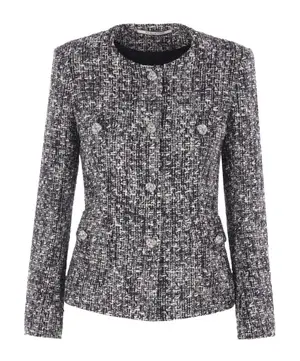 Tagliatore Single-breasted Textured Tweed Jacket - No
