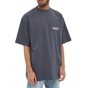 Balenciaga T-shirt Political Campaign Large Fit Da Uomo In Grigio