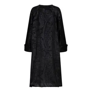 Max Mara Long Sleeved Brocade Coat