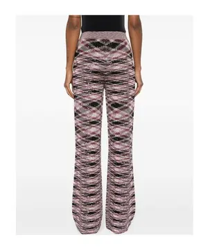 Missoni Patterned Intarsia-knit Flared Trousers
