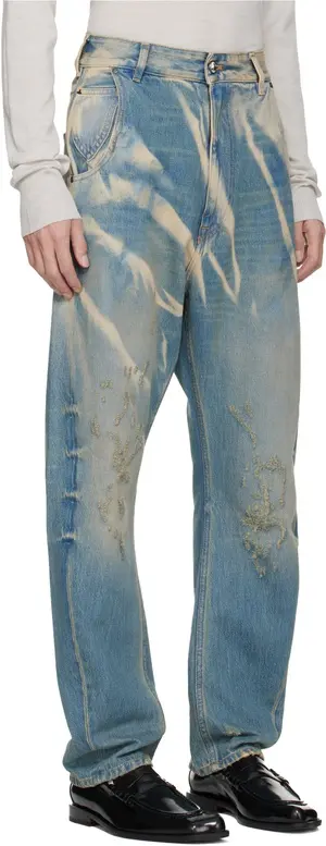 VIVIENNE WESTWOOD Mid-rise Straight-leg Jeans - Blue