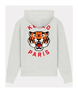 Kenzo Lucky Tiger Embroidered Oversized Hoodie