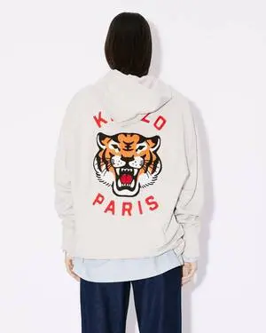 Kenzo Lucky Tiger Embroidered Oversized Hoodie