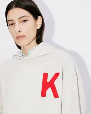 Kenzo Lucky Tiger Embroidered Oversized Hoodie