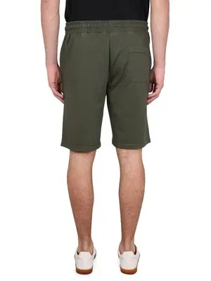 Aspesi Drawstring Shorts With Fringed Hem