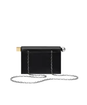 Jacquemus Le Rond Carre Clutch Bag - Black