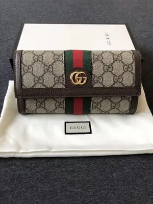 Gucci Ophidia Gg Continental Wallet - Multicolor