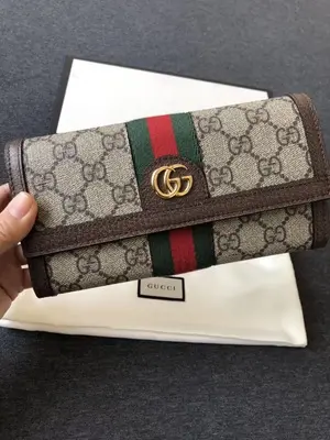 Gucci Ophidia Gg Continental Wallet - Multicolor