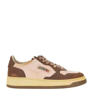 AUTRY Medalist Super Vintage Low-top Sneakers - Brown