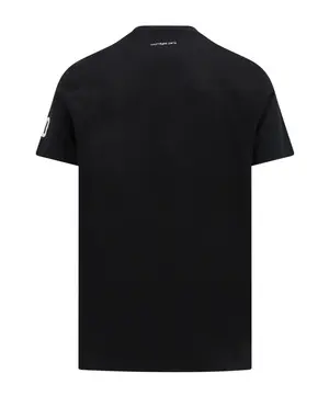 COURREGES Courrèges Ac Straight Printed T-shirt - Black